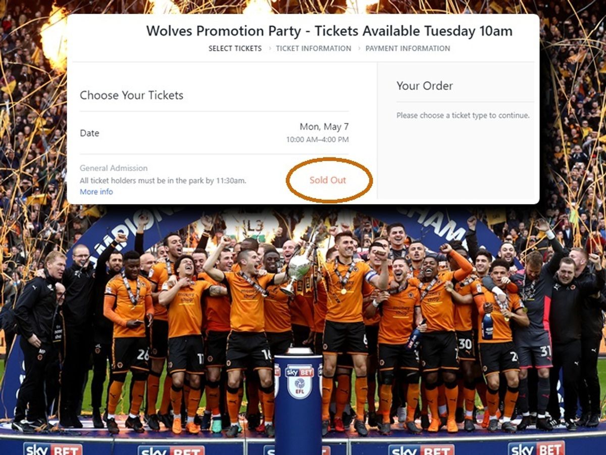 Wolves promotion party tickets sell out in just 50 minutes | Express & Star
