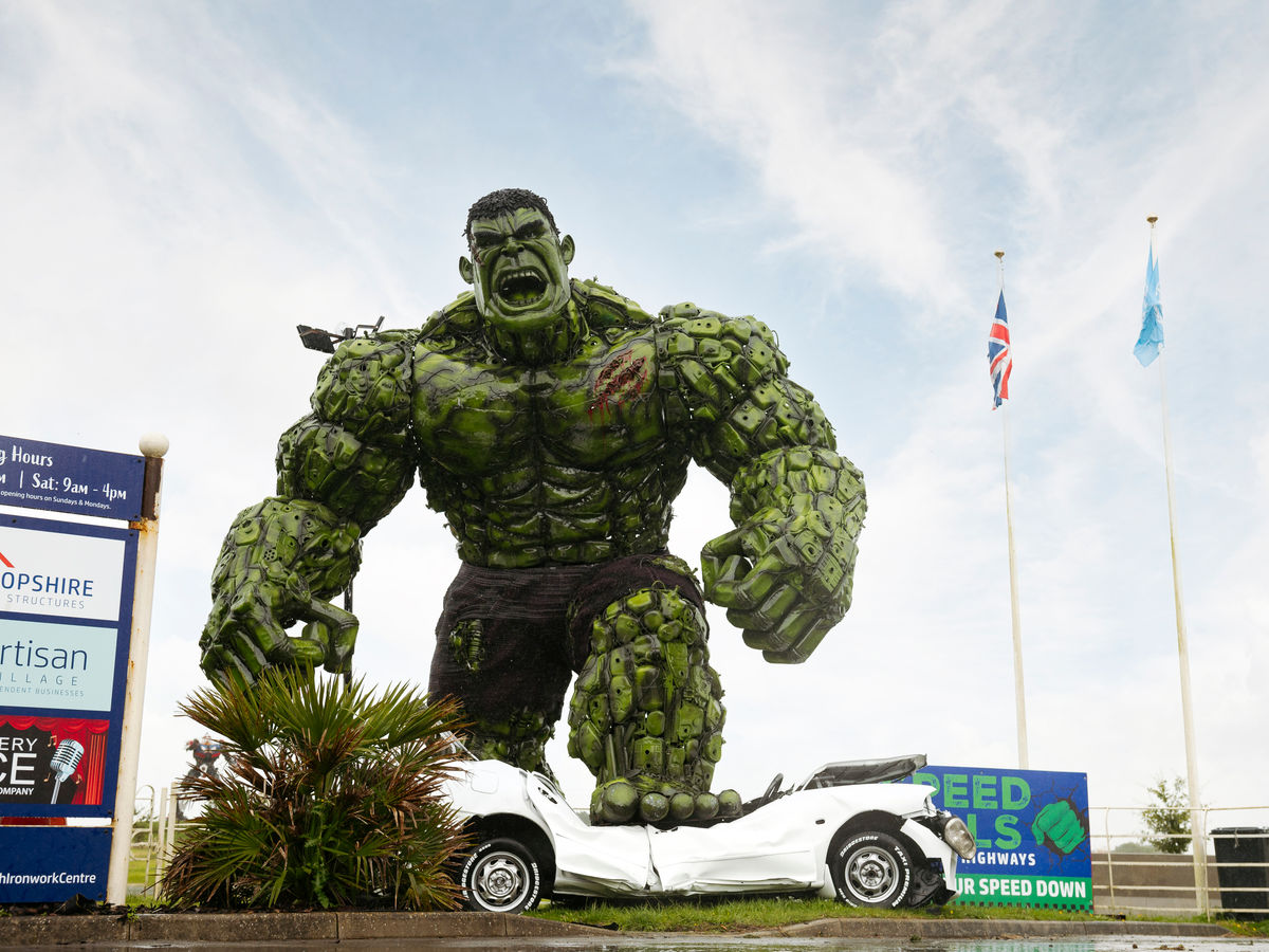 Watch: The powerful message behind the giant hulk sculpture from the ...