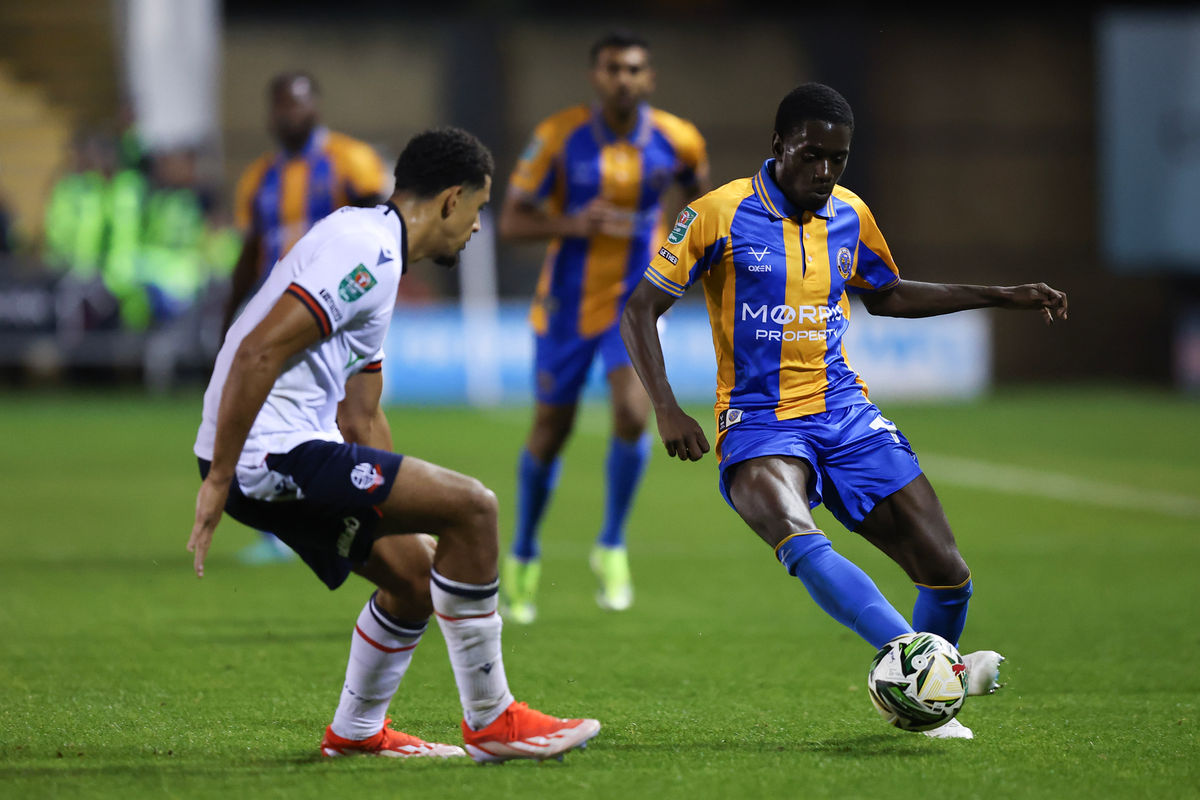 Gareth Ainsworth explains the reasons behind Charles Sagoe Jr's ...