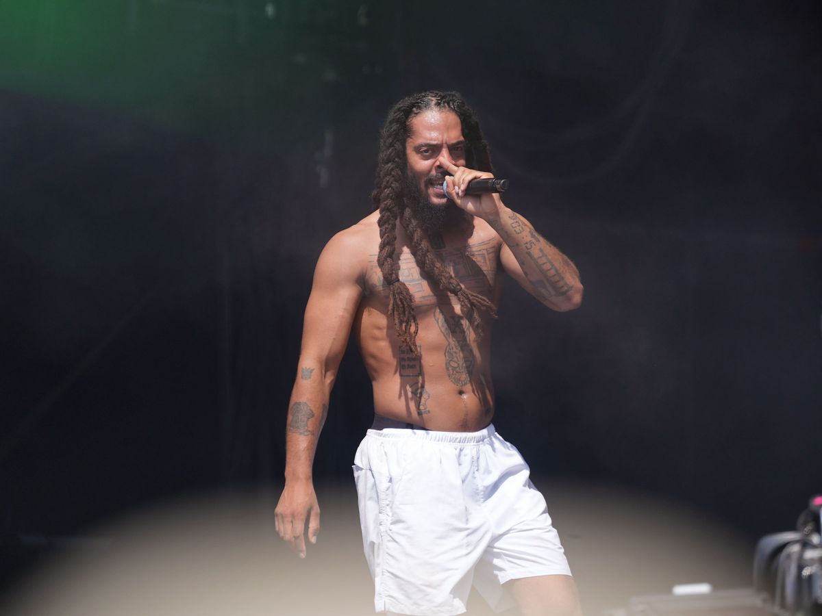 Bob Vylan singer interviewed by police over comments on stage at ...