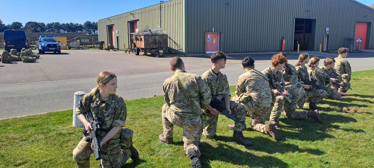 Telford College students visit military training base | Shropshire Star