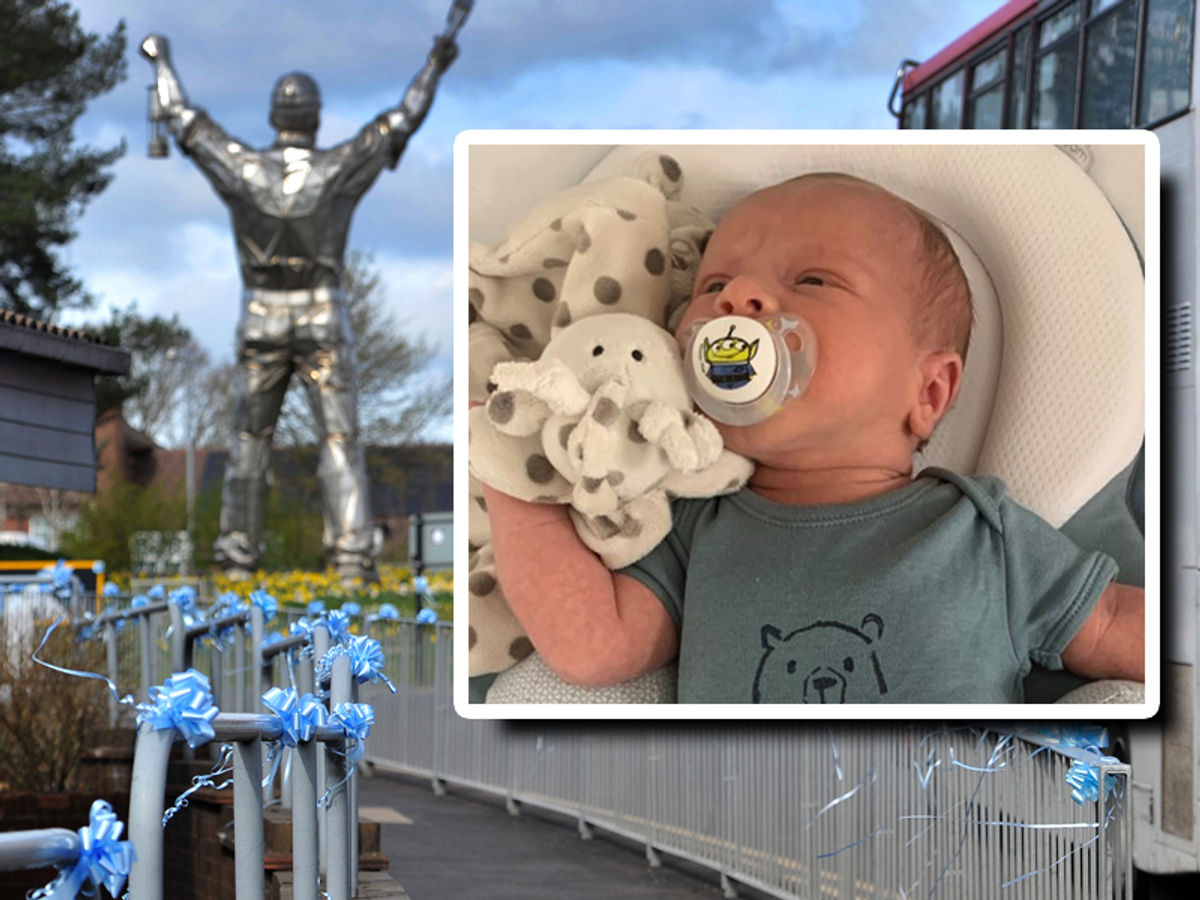 Brownhills turns blue in memory of baby Ciaran Morris as fundraiser ...