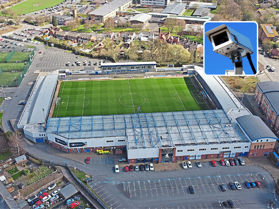 Thief admits stealing four CCTV cameras from AFC Telford United stadium ...
