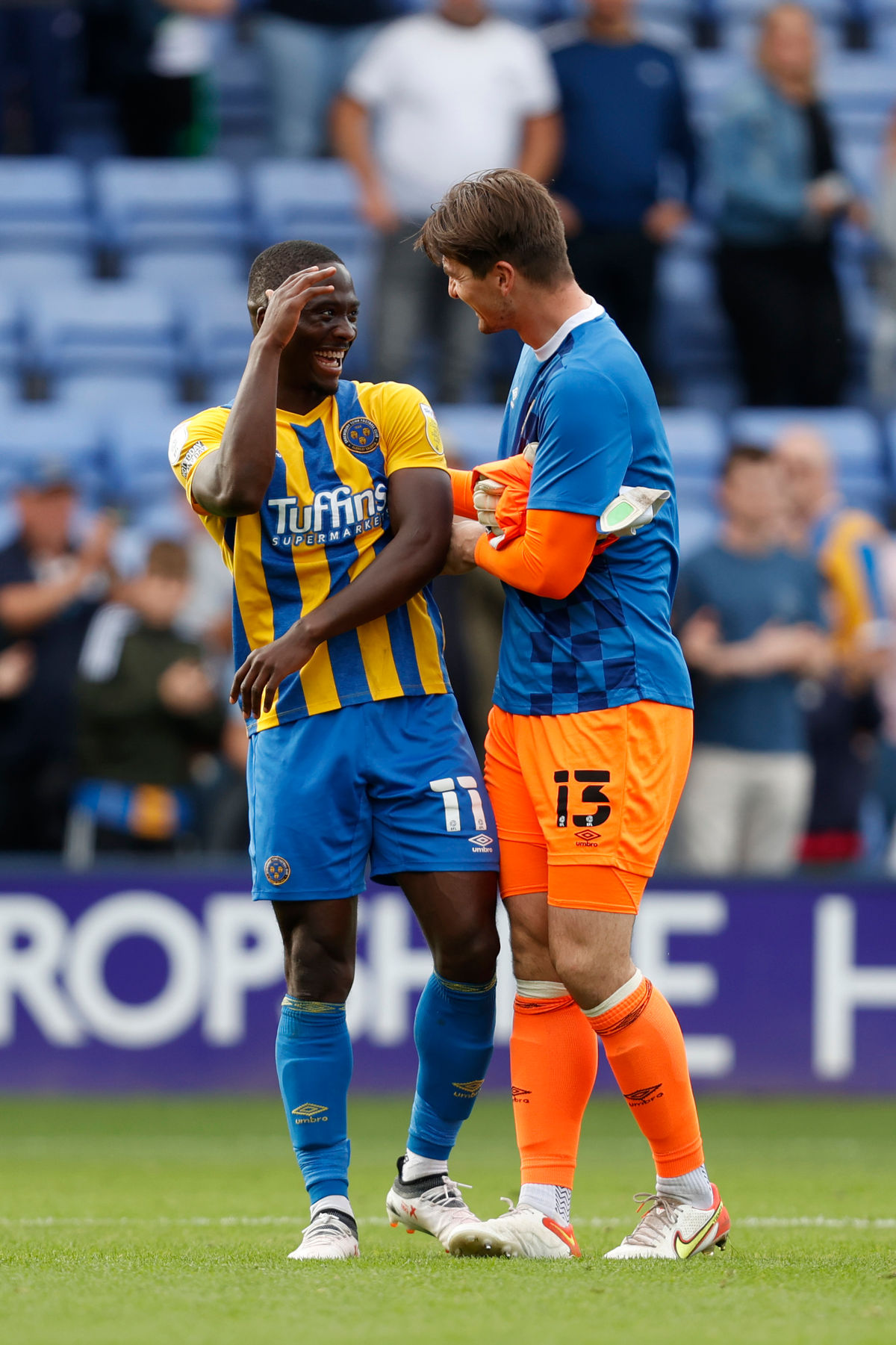 Dan Udoh is delighted to be the man for Shrewsbury Town fans ...