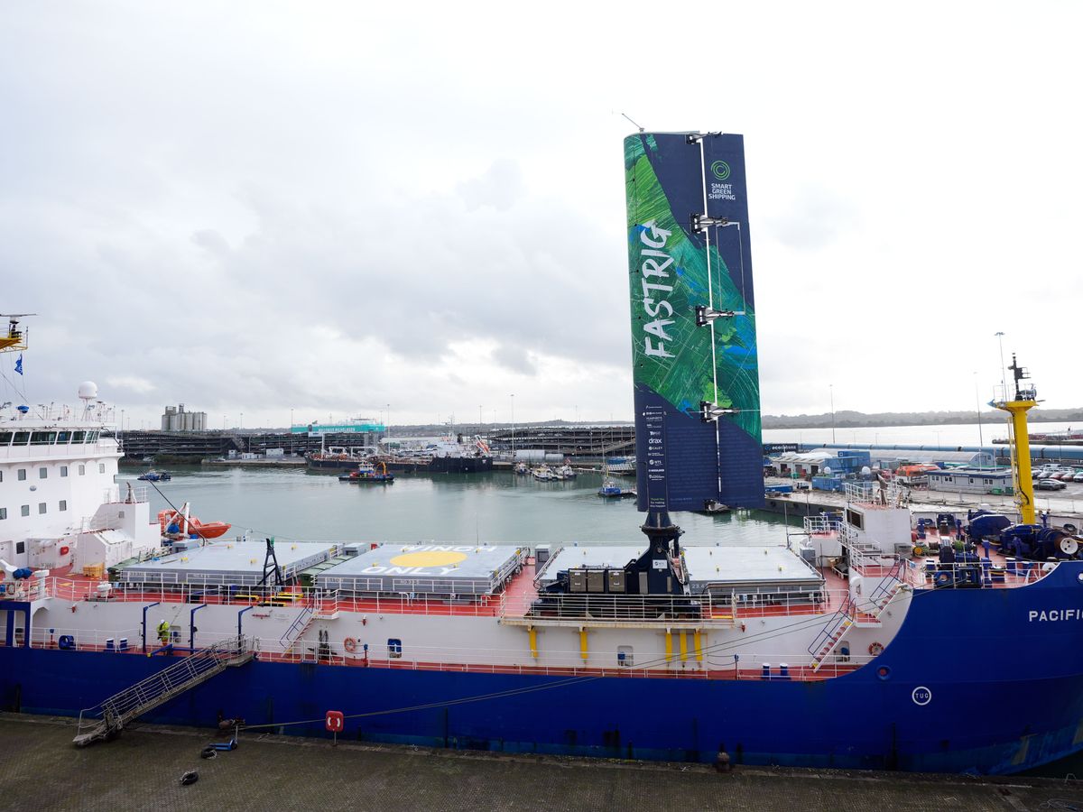 Sea trials under way for wind-powered sail in bid to cut shipping ...