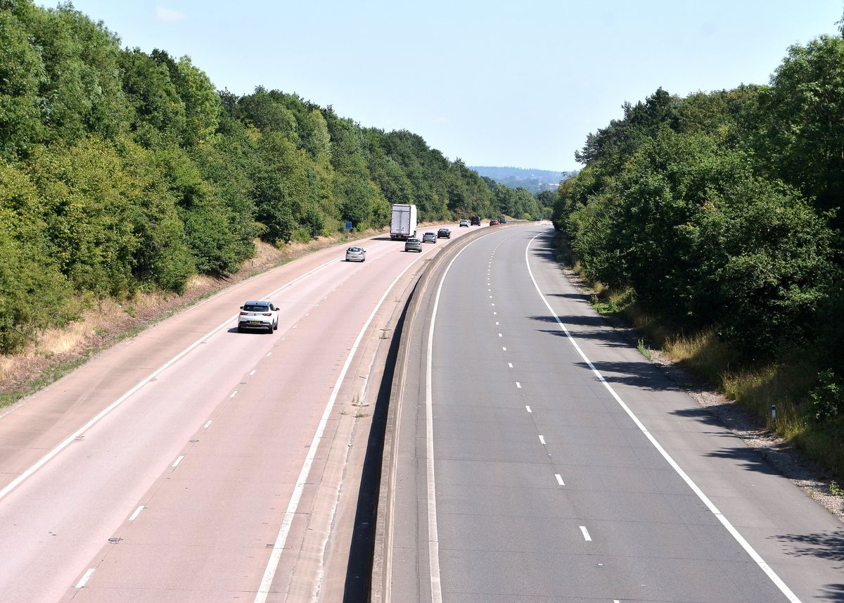 Traffic 'building up' on M54 after two-car accident | Express & Star