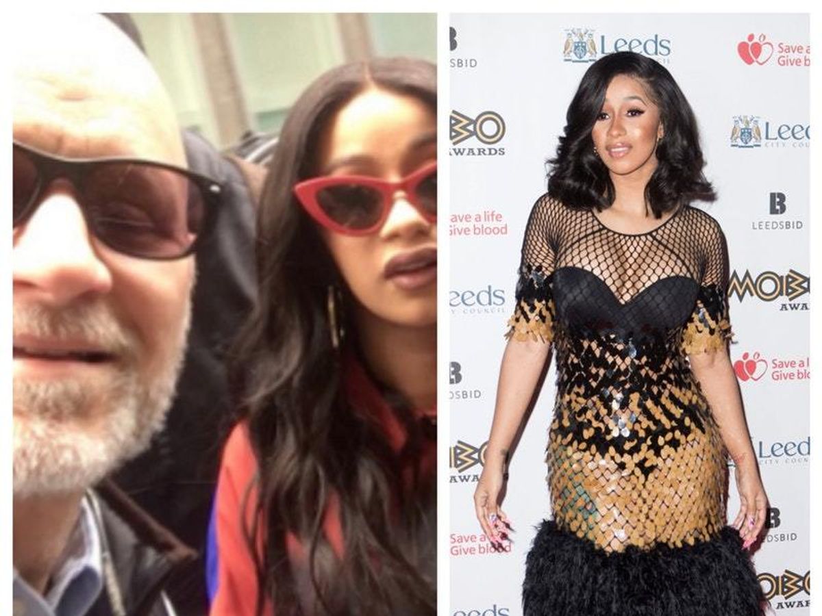 This dad took an innocent selfie with Cardi B and it’s the most dad ...