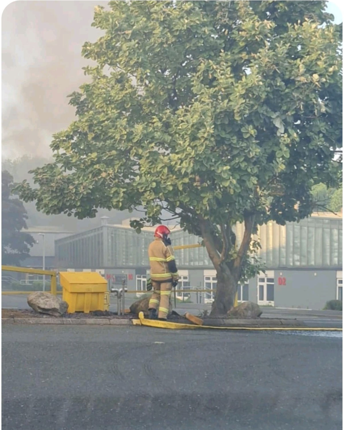 Photos show fire crews on site at huge factory blaze on Telford ...