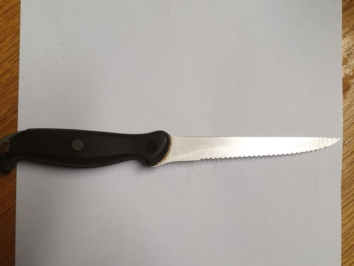 Police destroy deadly knife which owner had hidden in their sock ...