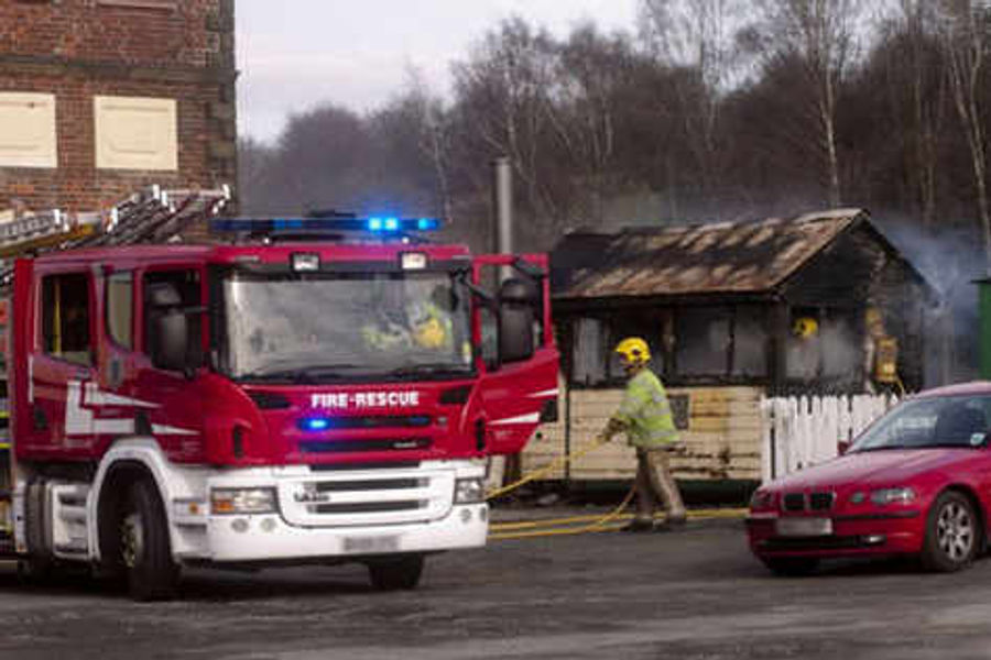 Arson theory after former Oswestry signal box fire | Shropshire Star