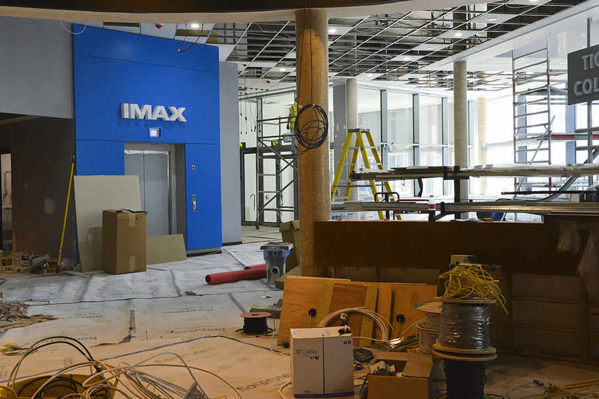 Behind the scenes as Telford's new Imax Cineworld takes shape ...