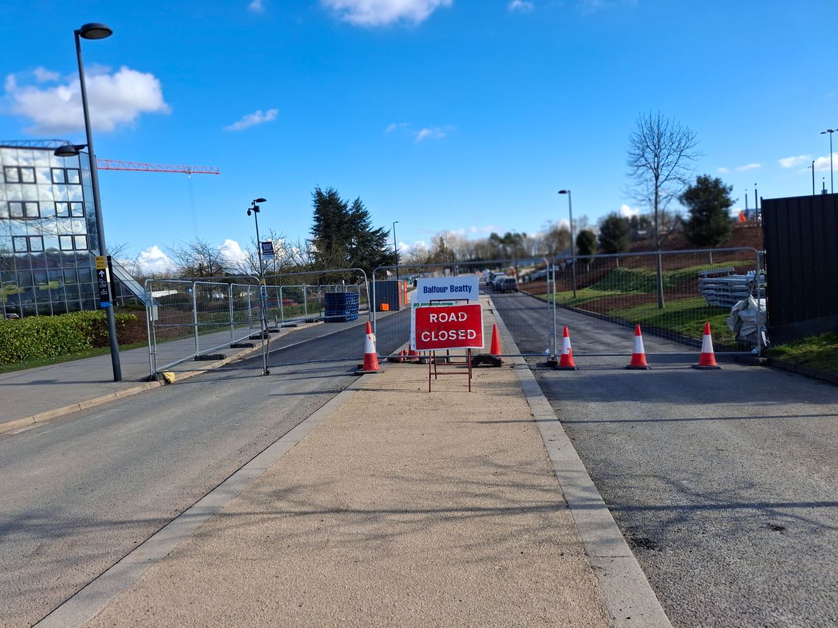 Highly-anticipated road connecting Telford train station and shopping ...