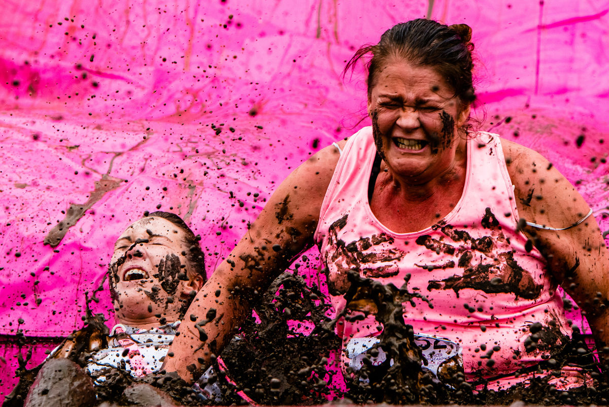 Race for Life Pretty Muddy event at Weston Park - pictures and video ...