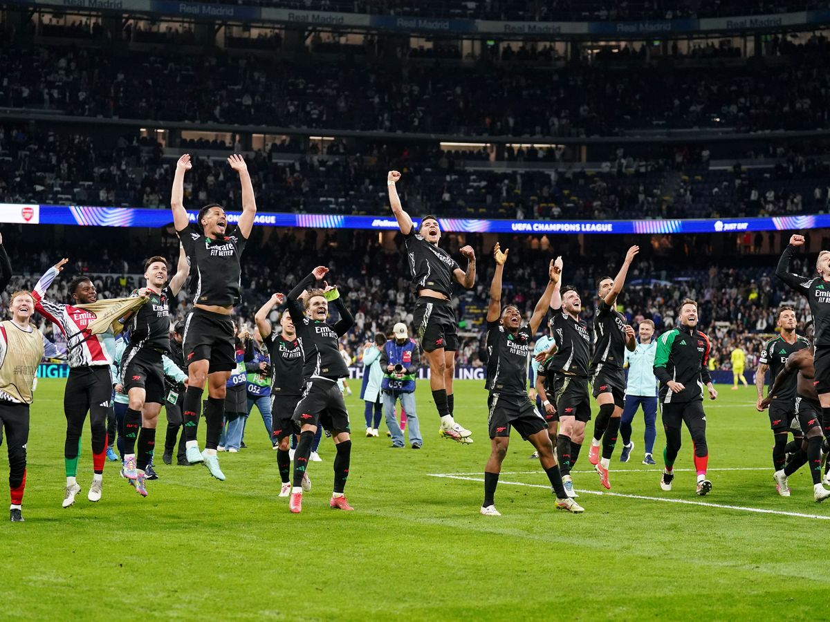 Arsenal beat Real Madrid again to book Champions League semi-final spot ...