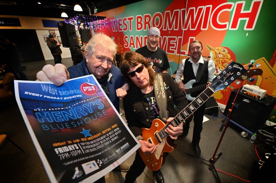 We visit West Bromwich Indoor Market for the first night of live music ...