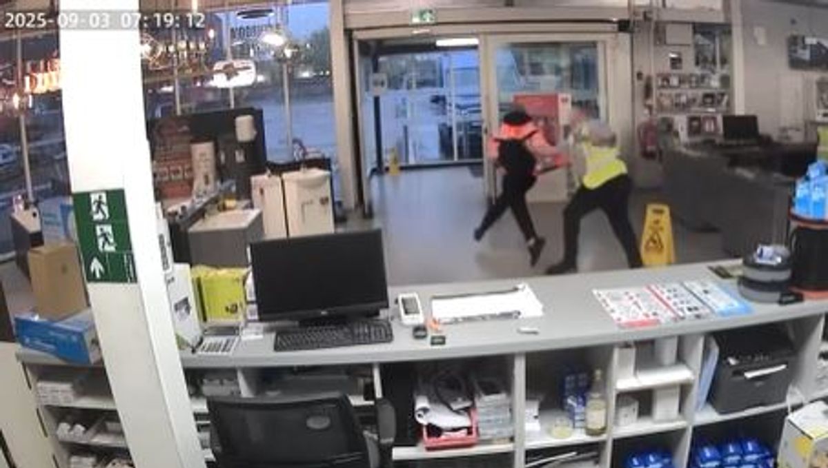 Watch: Two sales staff detain man stealing Wolverhampton shop's card ...