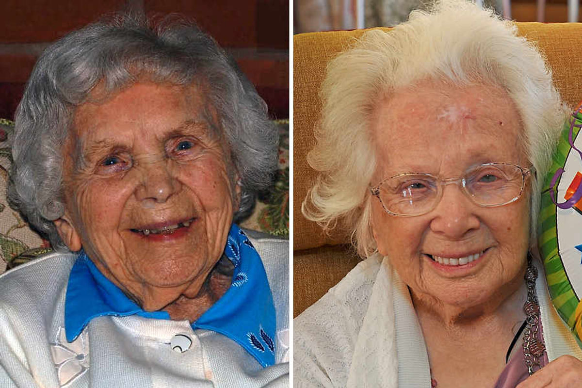 After 100 years together, centenarian sisters die just days apart ...