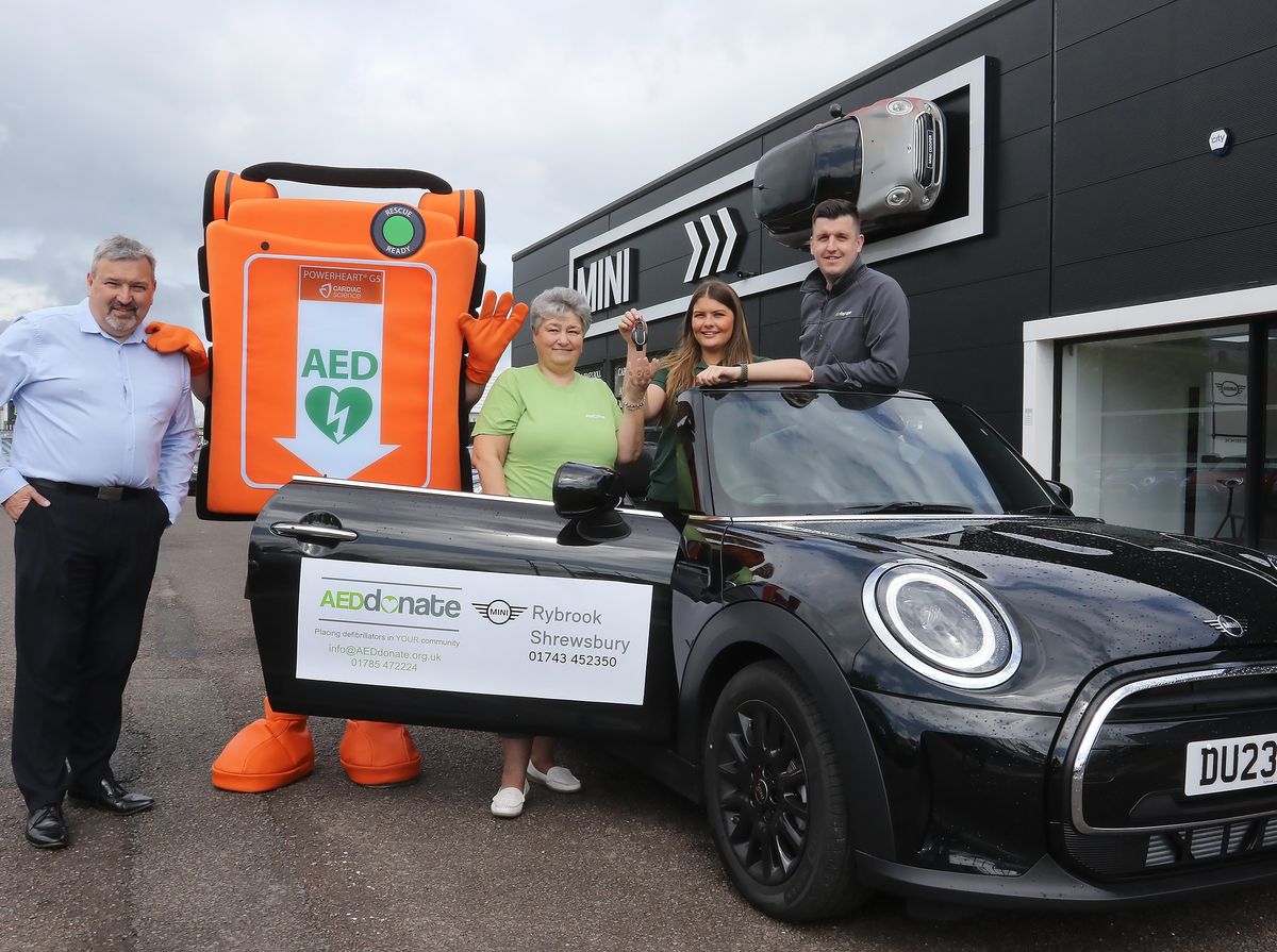 Rybrook Mini Shrewsbury gear up to support AEDdonate charity ...