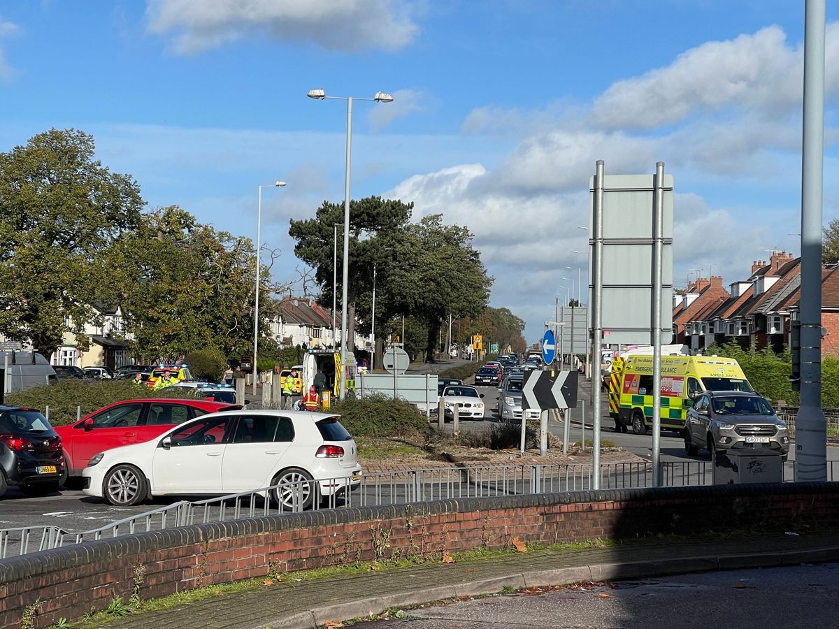 Driver 'flees' scene of Wolverhampton crash as two motorbike riders ...