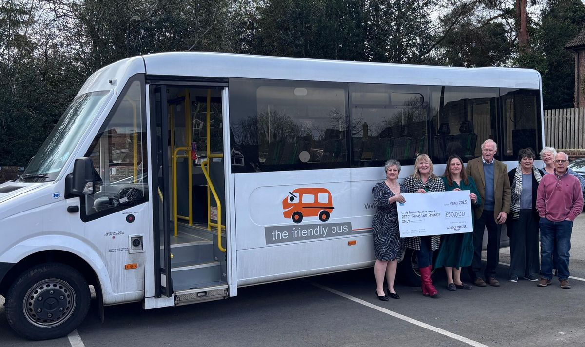 Local charity, The Friendly Bus, receives funding from Wenlock Forester ...