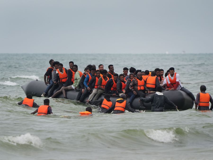 France bans 10 UK ‘far-right activists’ over destruction of small boats ...