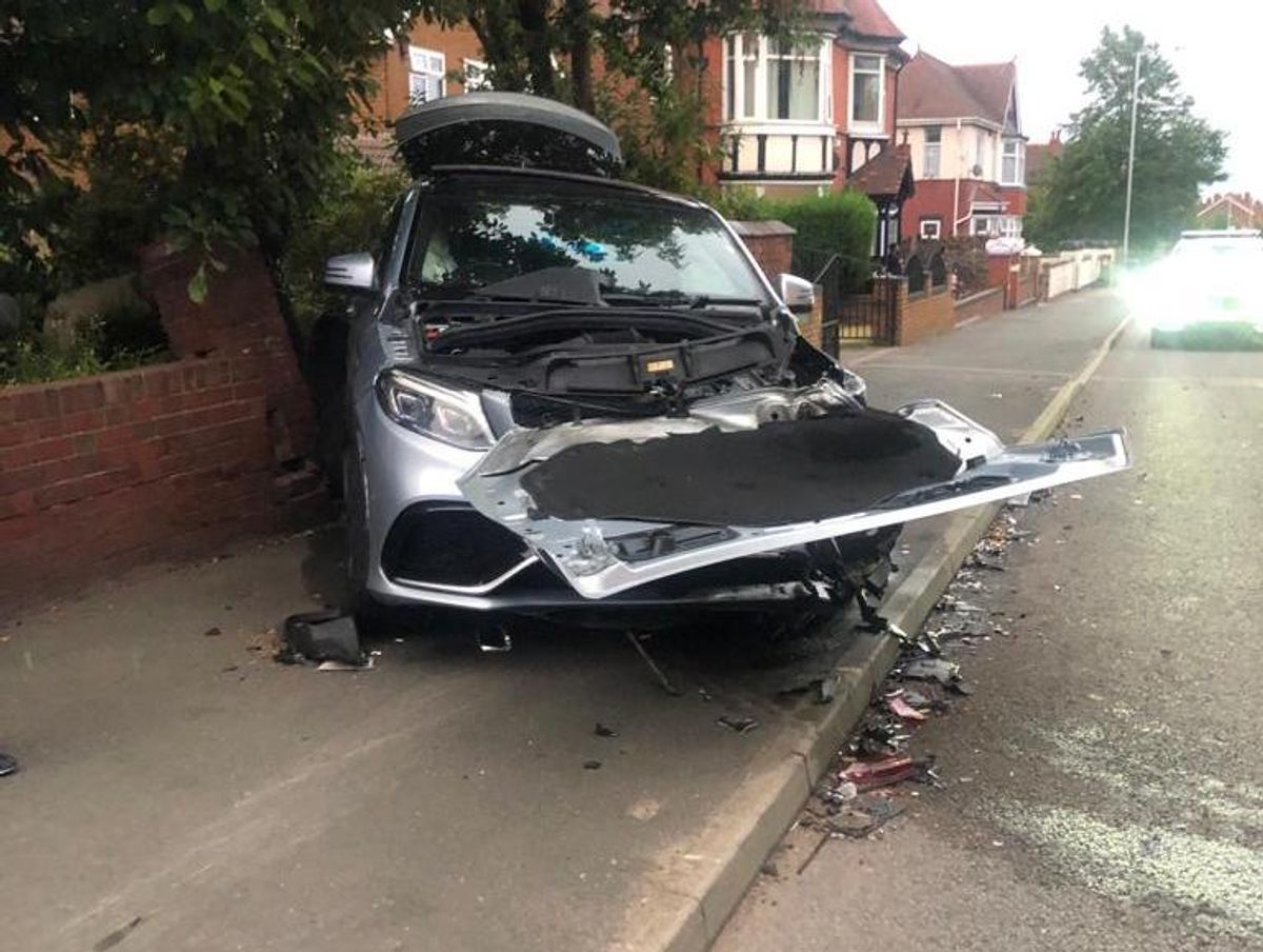 Dramatic images show four-car crash in Wolverhampton | Express & Star