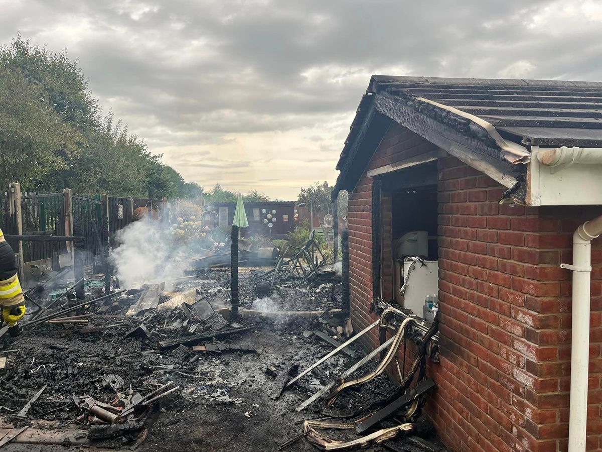 Fire crews scrambled as shed fire spreads to main property and heating ...