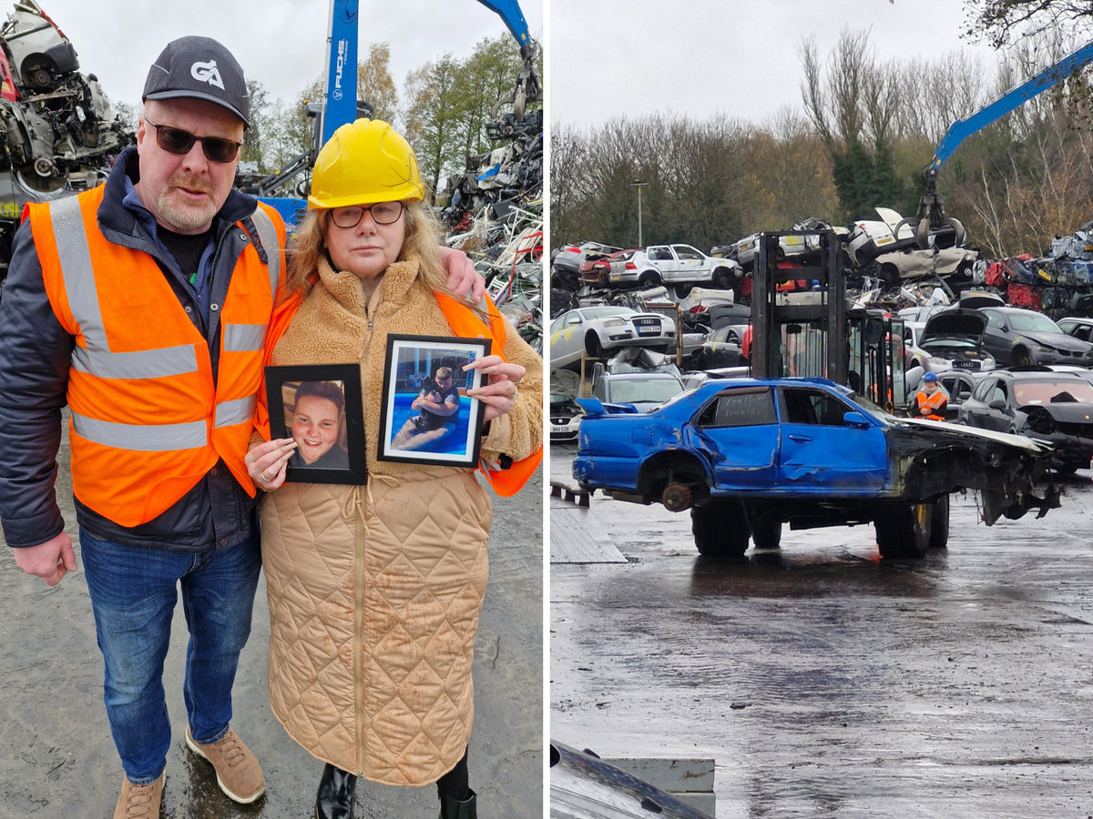 Car that hit and killed two Black Country teens is crushed as family ...