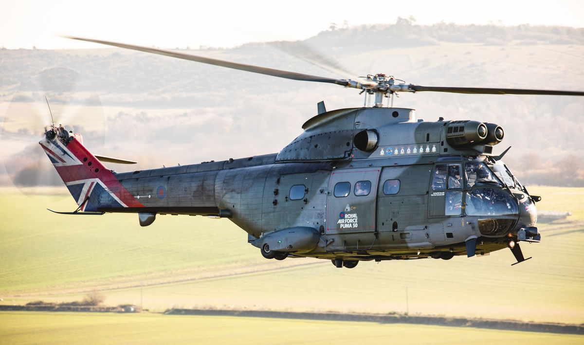 Three Puma RAF helicopters to fly over West Midlands tomorrow on ...