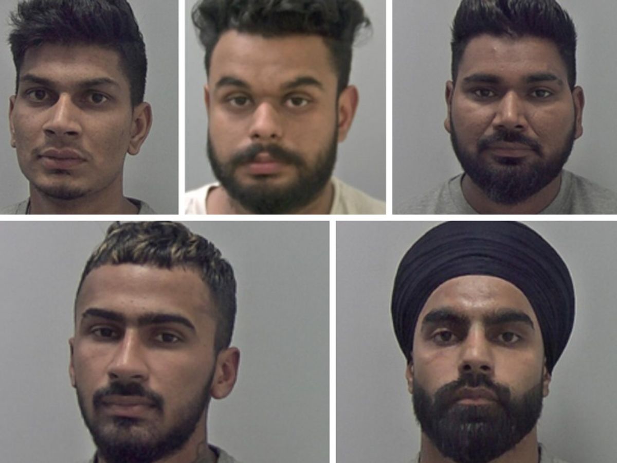 Revealed: Faces of five men found guilty of killing DPD delivery driver ...