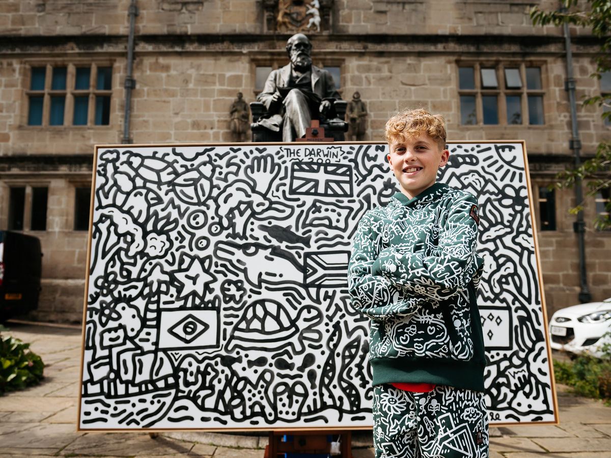 Shrewsbury's Doodle Boy gets to doodle for Darwin as naturalist's work ...