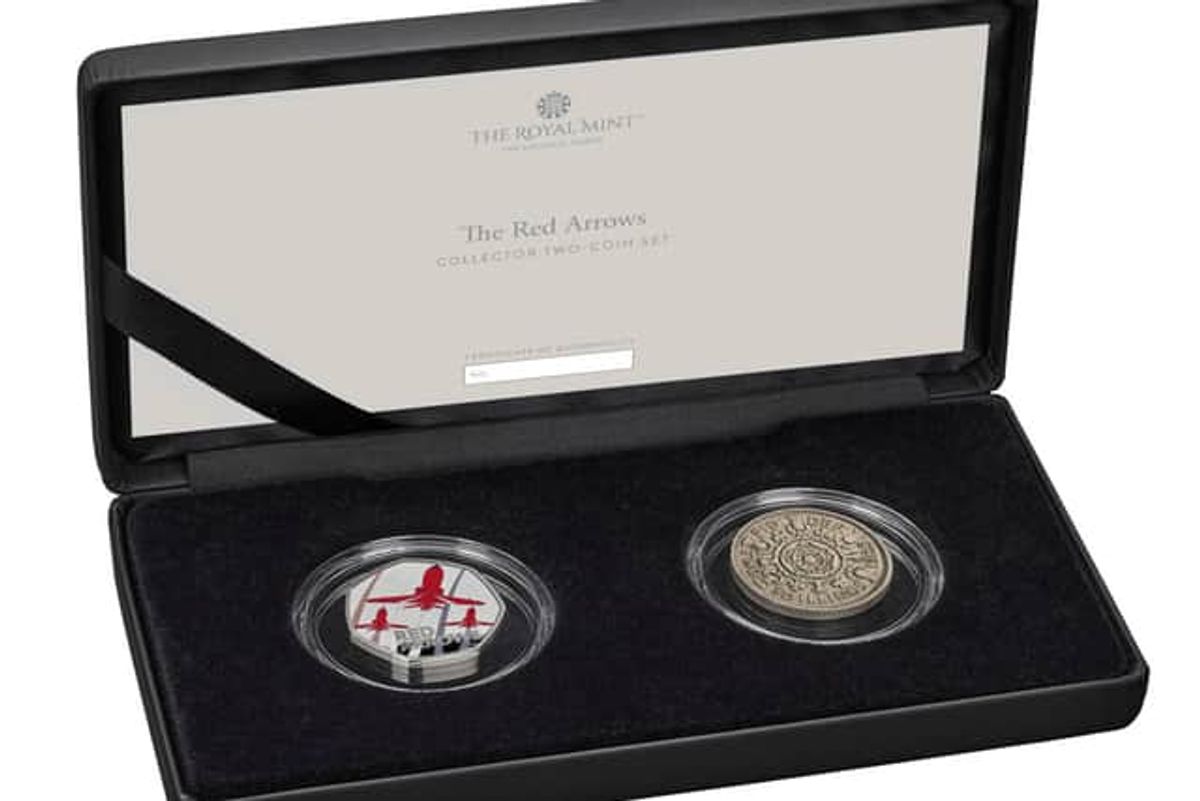 Royal Mint unveils special Red Arrows 50p coins – with prices from £15 ...