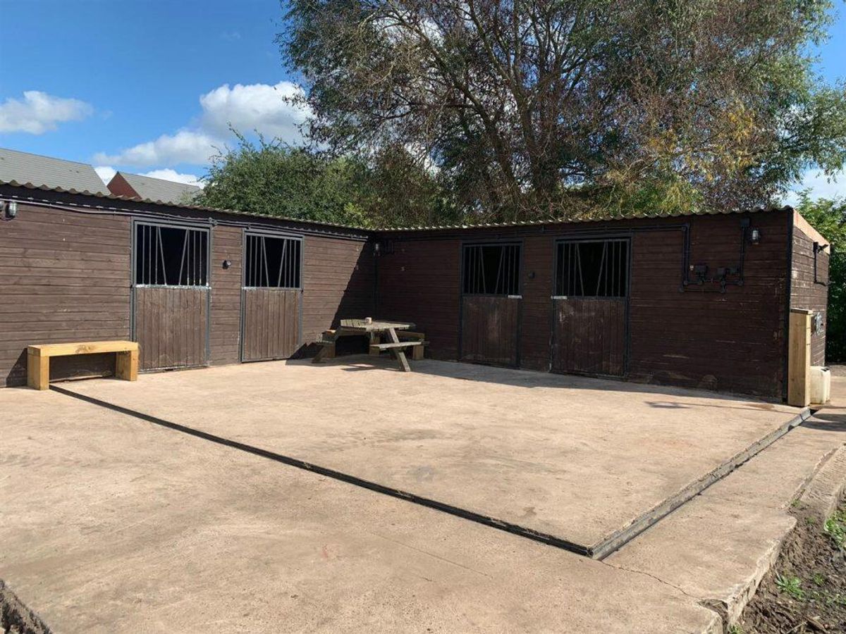 Large equestrian property in Newport with paddocks, stables and a flood ...