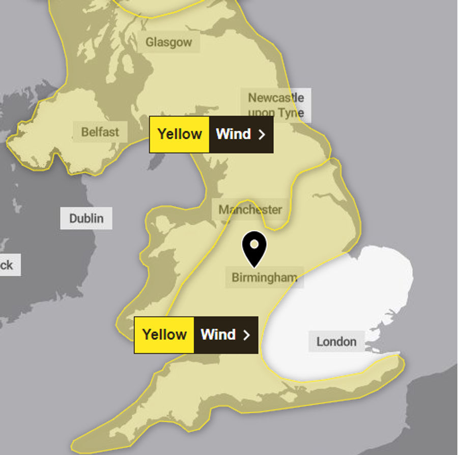 'Danger to life' - Yellow weather warning as newly named Storm Eowyn ...