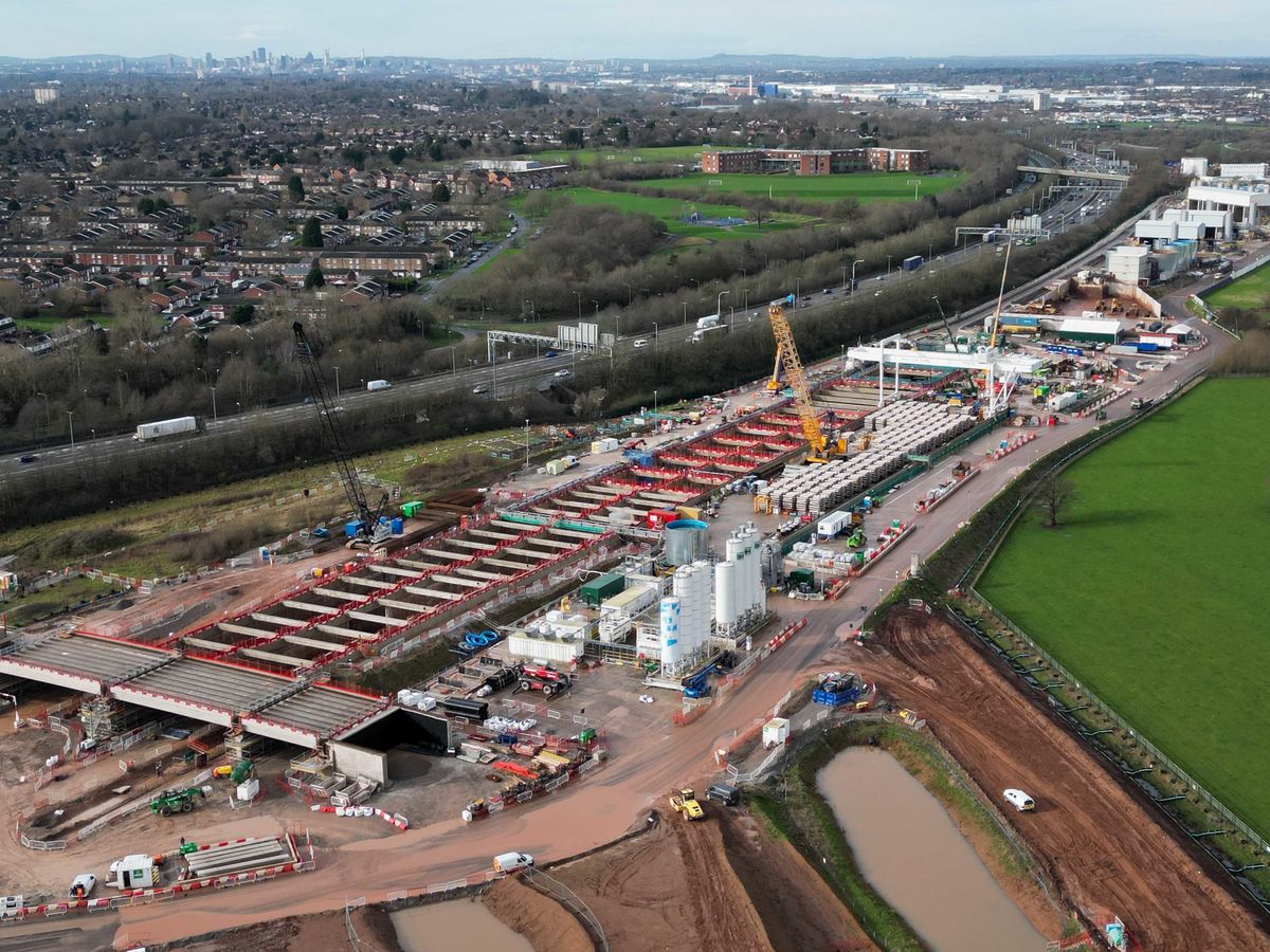 13 pictures reveal incredible scale of HS2 project in the West Midlands ...
