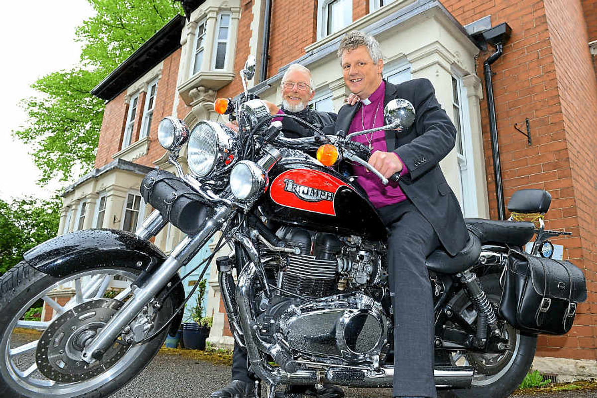 The most rev! Bishop on a motorcycle at Shropshire show | Shropshire Star