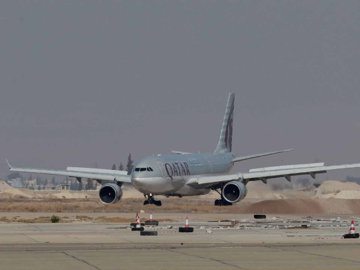 First commercial flight since fall of Assad lands in Syria’s capital ...