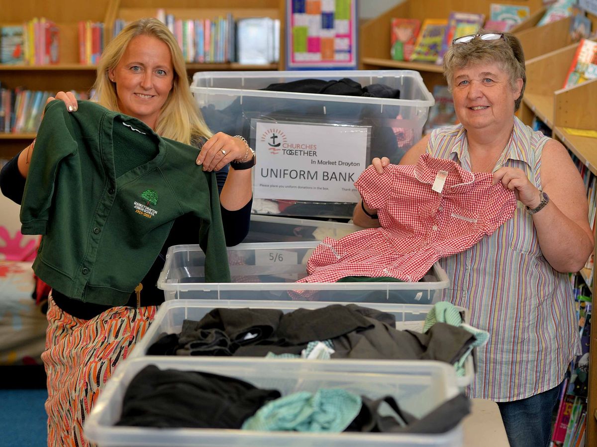 Pick-up a pre-loved uniform at Market Drayton library before the school ...