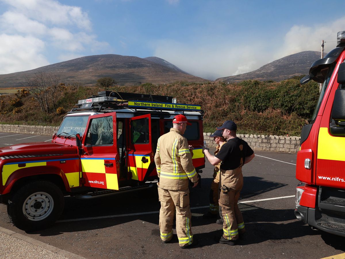 Firefighters braced for more wildfires in Northern Ireland as ...