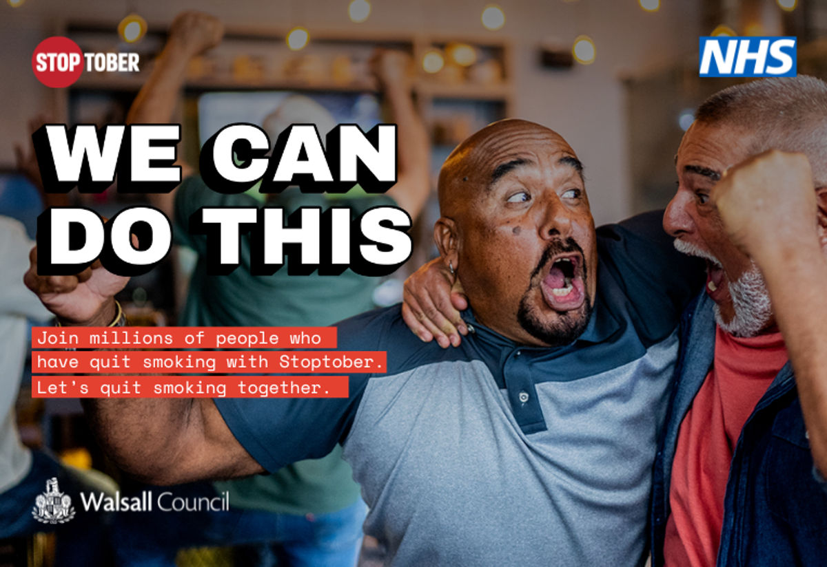 Quit together this Stoptober with Walsall’s full range of stop smoking ...