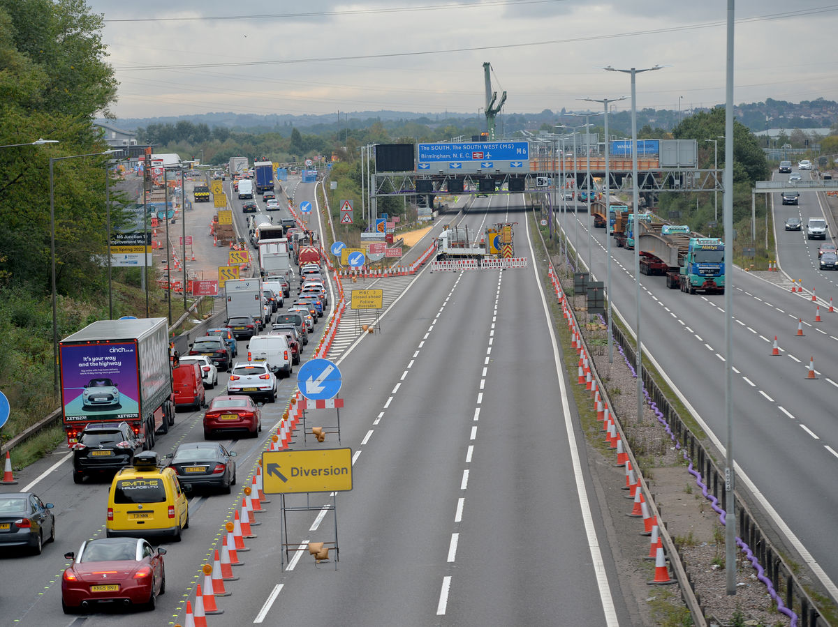 M6 diversion routes as more Junction 10 closures planned throughout ...