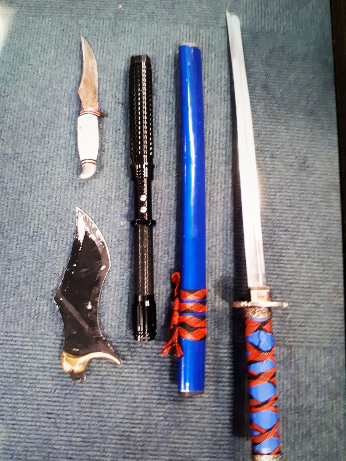 Arrests as daggers, drugs, katana, fake money and firearm seized in ...