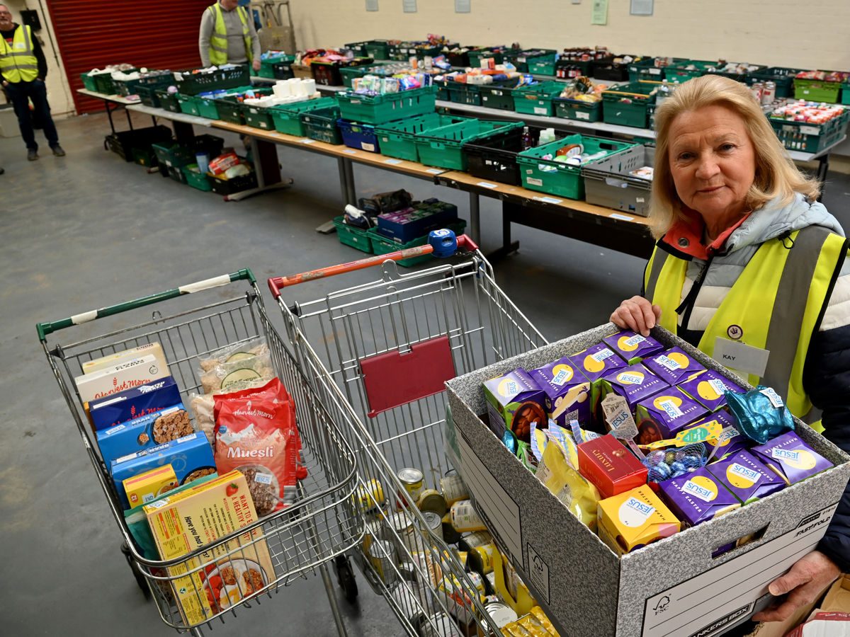 Watch: Volunteers and staff at major Wolverhampton food bank get ready ...