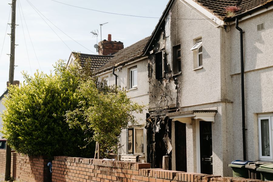 House fire in Wednesbury - three people taken to hospital with ...