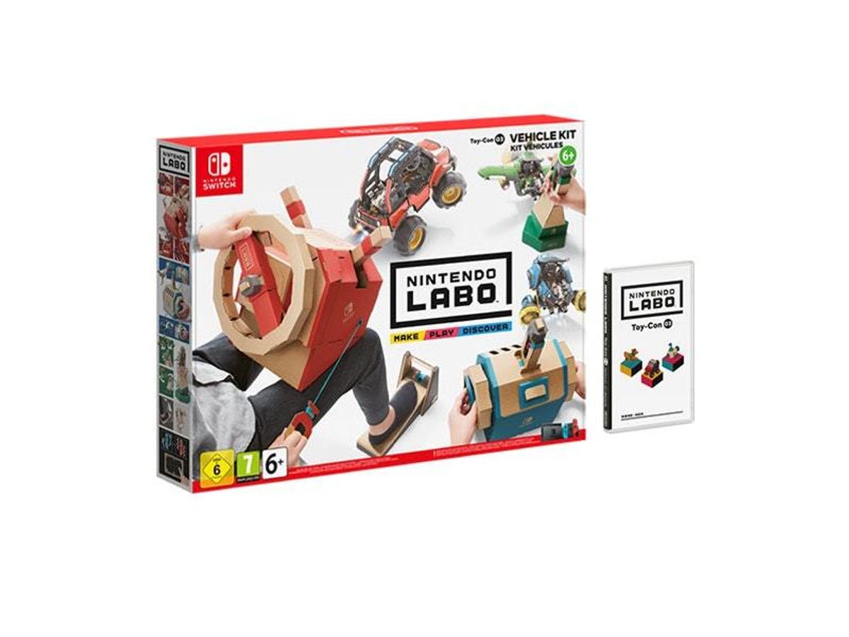 You can now build your own steering wheel with Nintendo Labo’s Vehicle ...