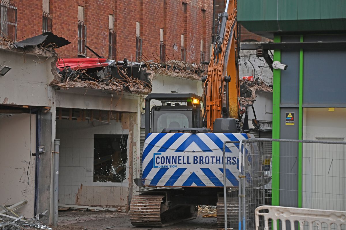 Work continues to demolish 'eye-sore' Cannock multi-storey car park ...