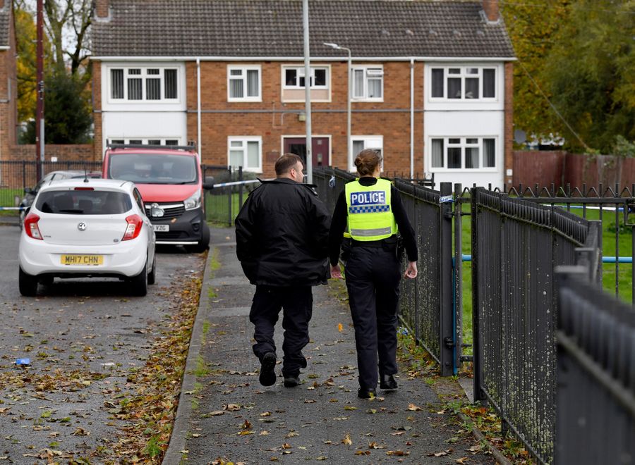 In Pictures: Police on scene of another overnight Wolverhampton ...