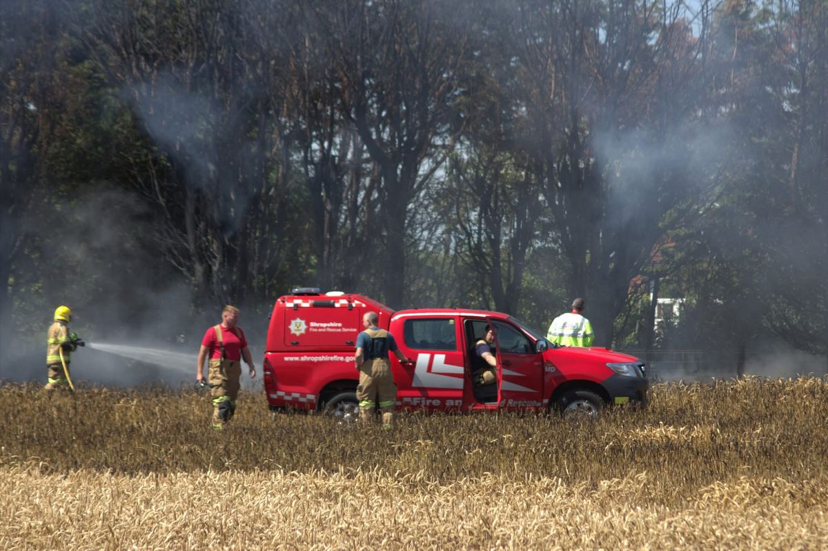 Villagers' relief after huge 'hair-raising' field fire foiled by 'quick ...