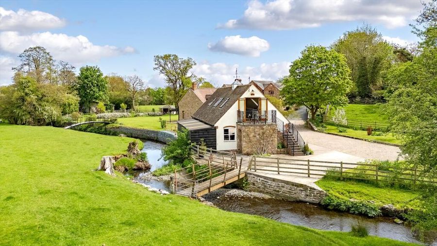 Stunning Grade II listed former watermill in village near Shrewsbury ...