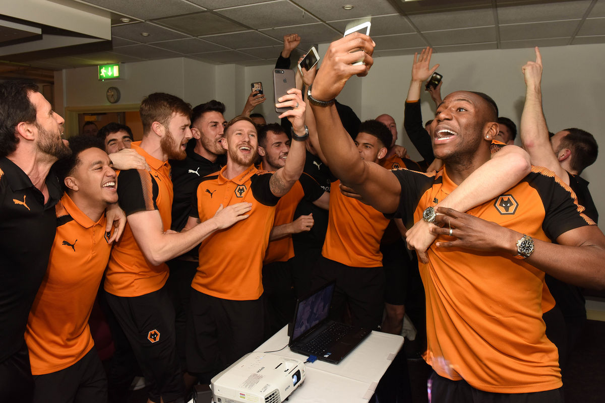 VIDEO: Watch Wolves squad celebrate promotion to the Premier League ...